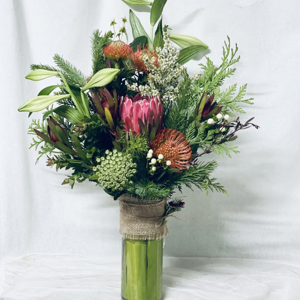 Australian Natives Vase - Australian native flowers Sunshine florist